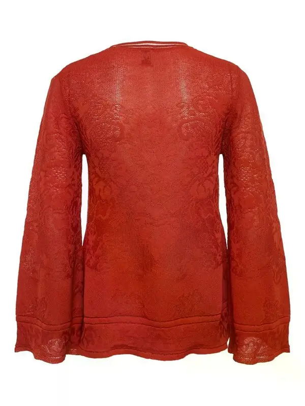 Missoni Patterned Bell-sleeve Top