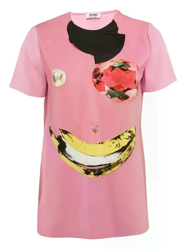 Moschino Graphic Print Short Sleeve T-shirt