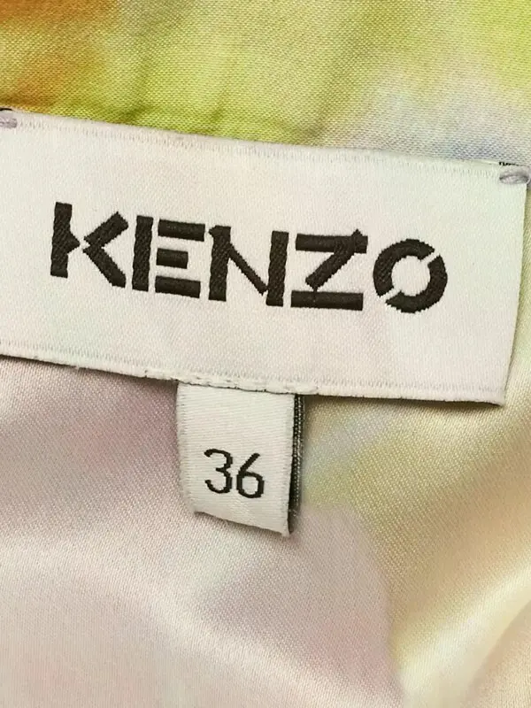 Kenzo Tie-dye Wrap Skirt