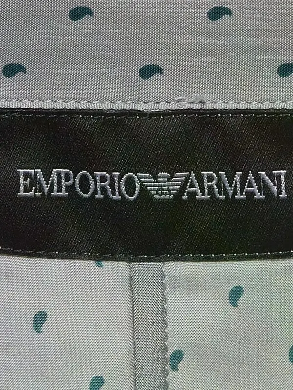 Emporio Armani Printed Silk Shirt