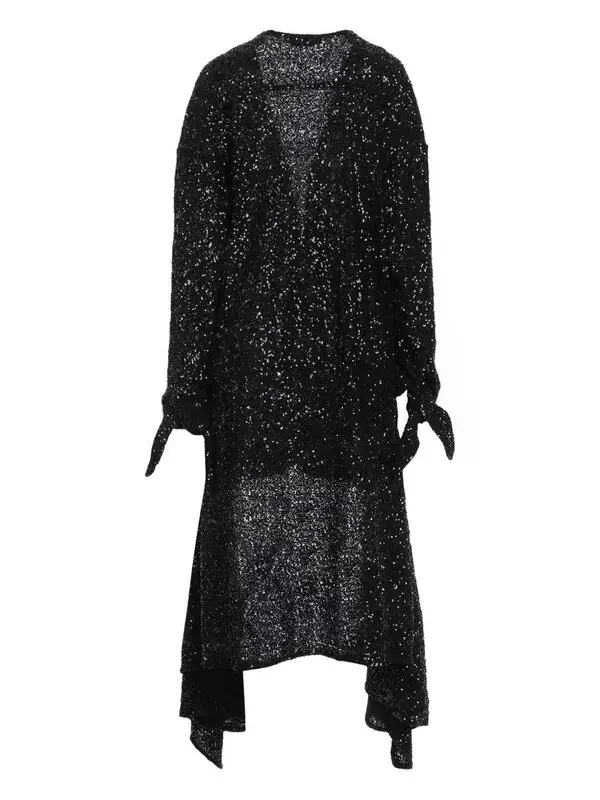 Attico Sequined Asymmetrical Dress