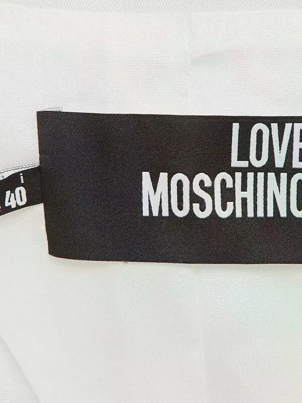 Moschino Studded Buttoned Blazer