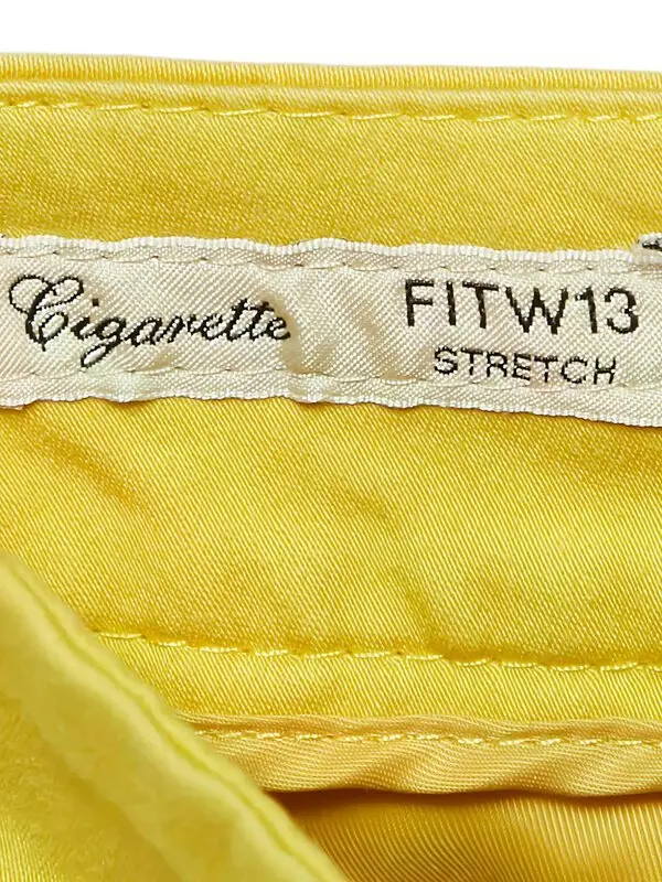 Max Mara Cotton Cigarette Trousers