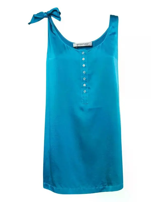 Sportmax Sleeveless Silk Top