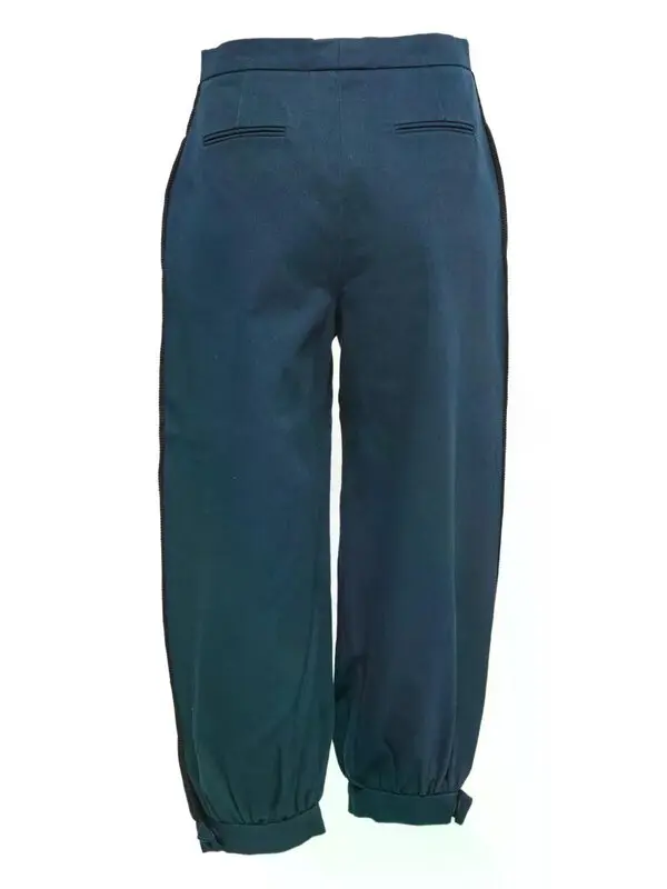 Fendi Pleated Cotton Trousers