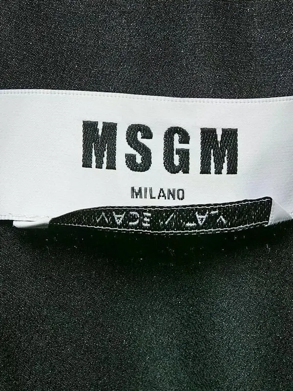 MSGM Tweed Fringed Jacket