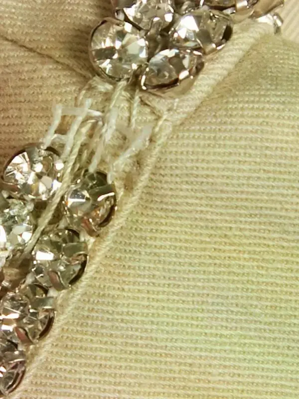 Versace Crystal Embellished Trousers