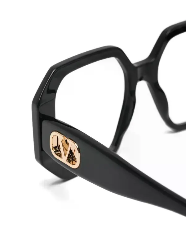 Valentino Garavani Vlogo Geometric-frame Glasses