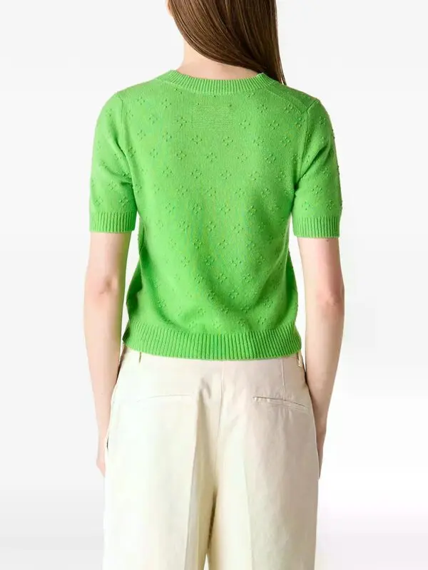 Guest In Residence Pointelle Knit T-shirt