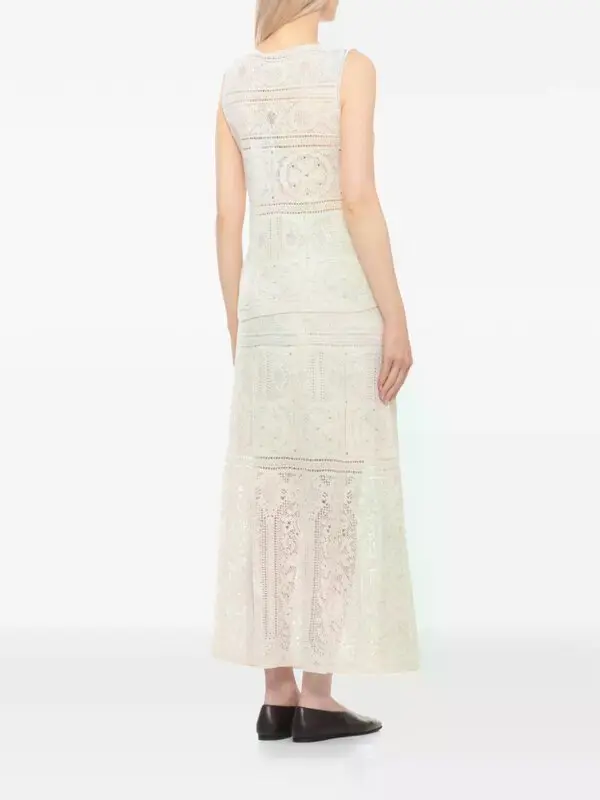 D.exterior Crochet-knit Sleeveless Top