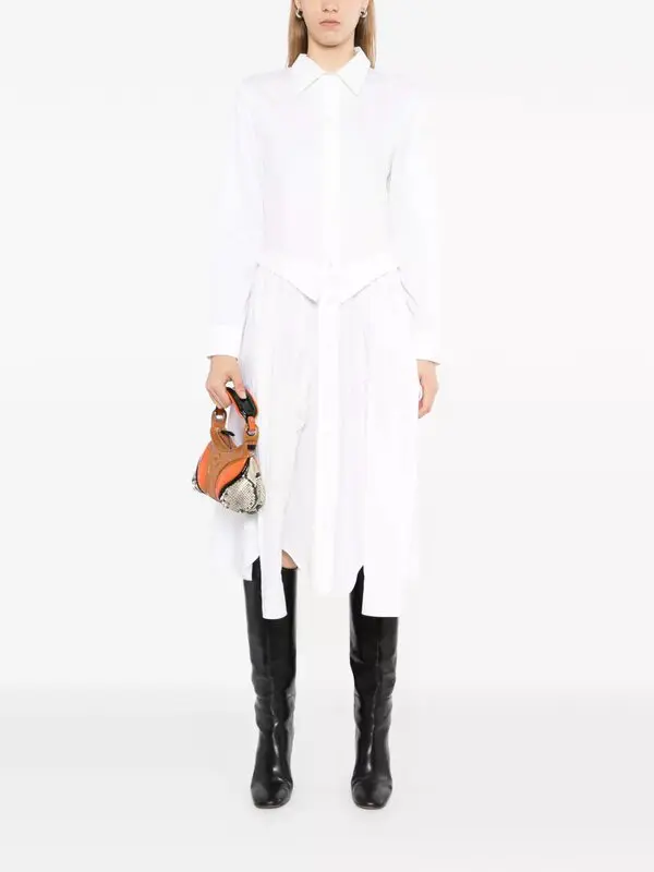 KIMHEKIM Belted Panelled Shirt Dress
