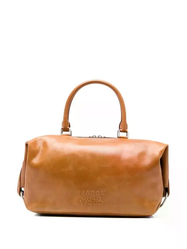 MARGESHERWOOD Embossed Logo Tote Bag