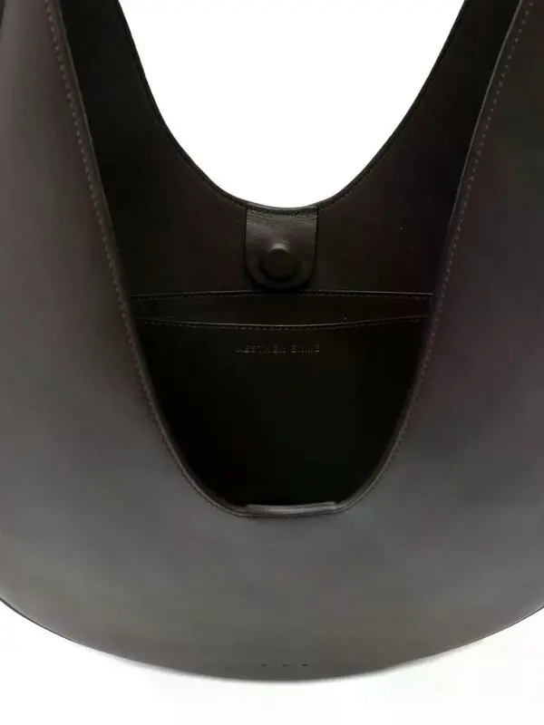 AESTHER EKME Curved Leather Shoulder Bag