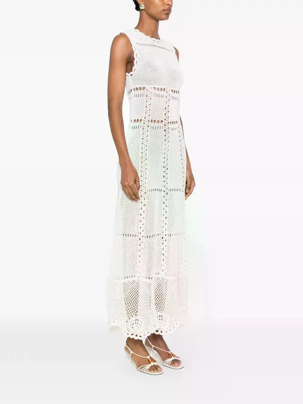 Erdem Crochet-knit Midi Dress