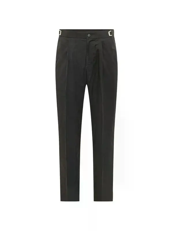 CELLAR DOOR Leo T Pleated Trousers - Black
