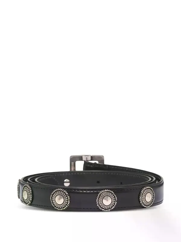 ANN DEMEULEMEESTER Studded Leather Belt