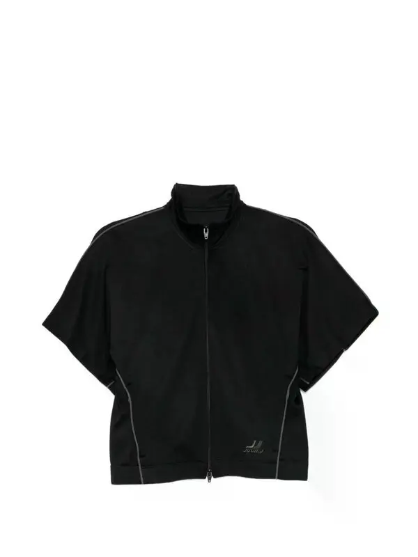 JUUN.J Logo Embroidered Jacket - Black