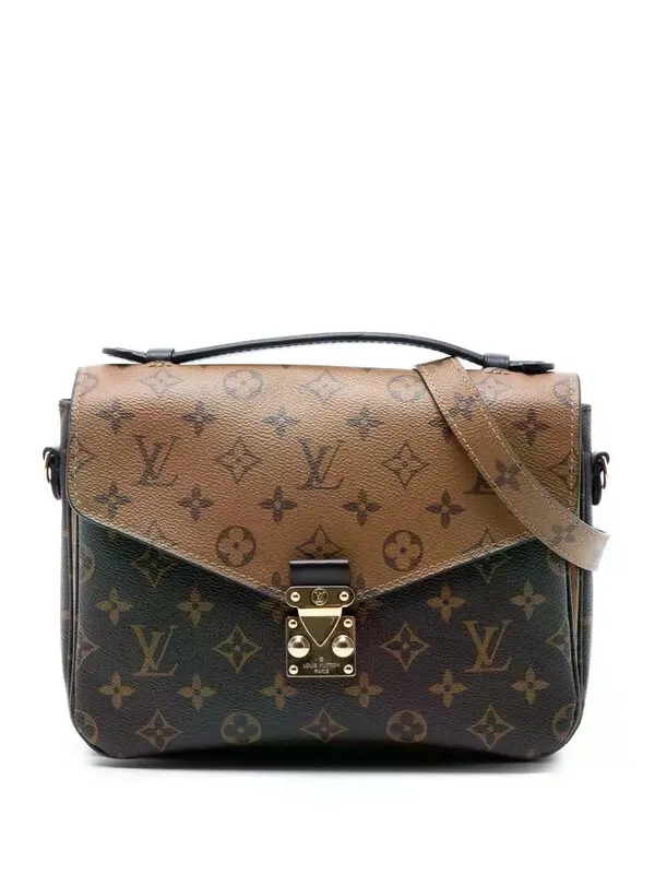 LOUIS VUITTON Monogram Reverse Pochette Metis Satchel
