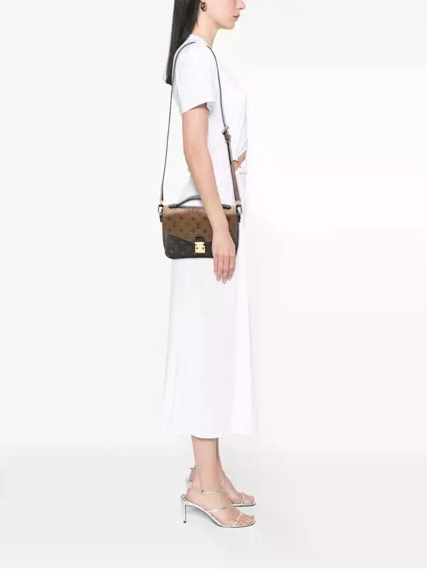 LOUIS VUITTON Monogram Reverse Pochette Metis Satchel
