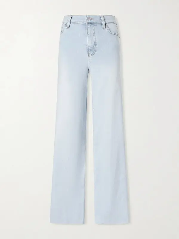 FRAME Le Slim Palazzo High-rise Wide-leg Jeans - Blue