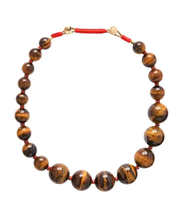 ROXANNE ASSOULIN Beaded Tiger's Eye Necklace - Brown