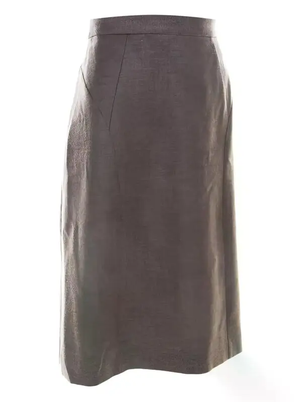 Escada A-line Wool Skirt
