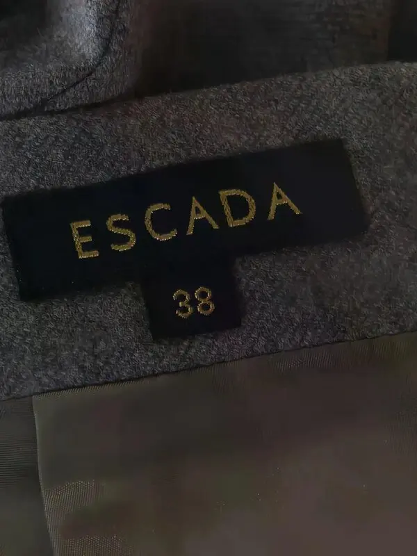Escada A-line Wool Skirt