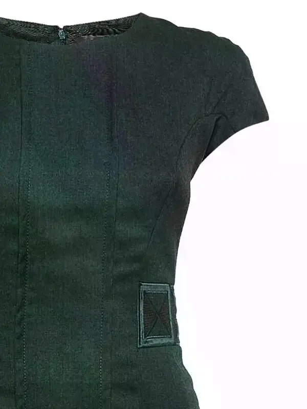 Etro 2024 Wool Dress With Belt Detail