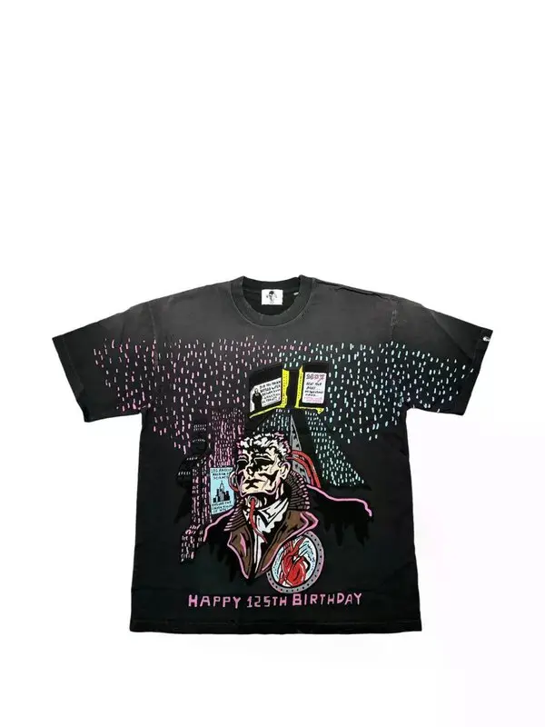 WARREN LOTAS Graphic-print Short-sleeve T-shirt - Black
