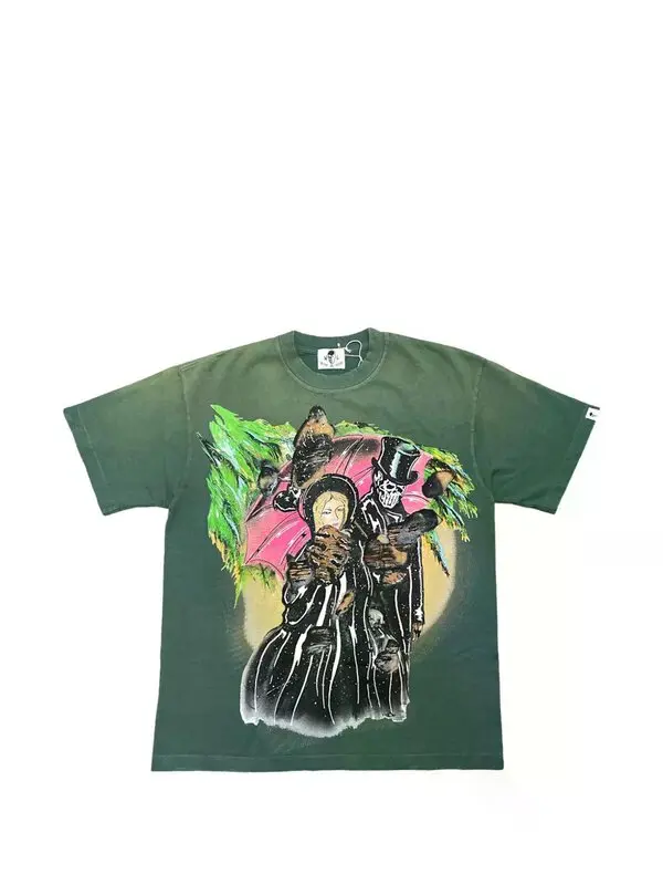 WARREN LOTAS Snow Romance Graphic-print T-shirt - Green