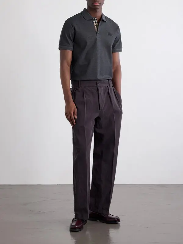 Burberry Eddie Cotton Polo Shirt