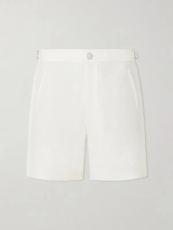 GOD'S TRUE CASHMERE Straight-leg Shorts - White