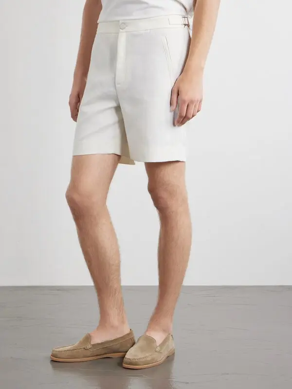 GOD'S TRUE CASHMERE Straight-leg Shorts - White
