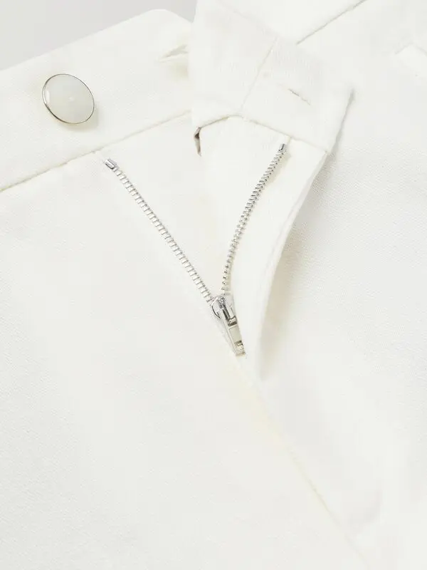 GOD'S TRUE CASHMERE Straight-leg Shorts - White