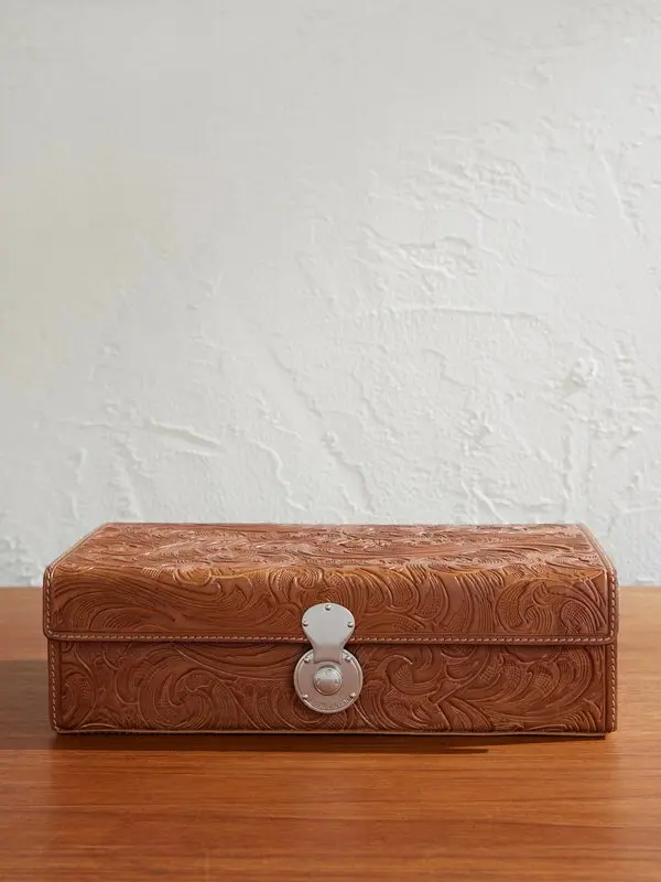 Ralph Lauren Aidan Leather Box - Brown