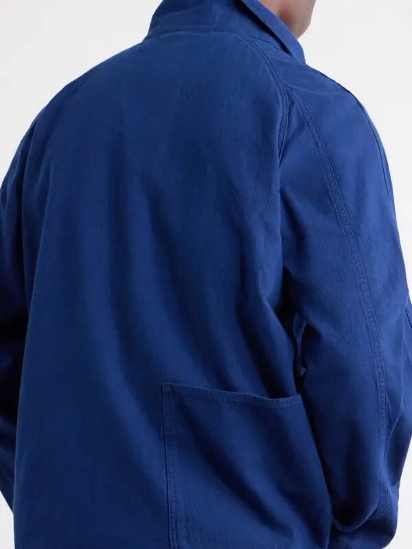 DRAKE'S Cotton And Linen-blend Chore Jacket