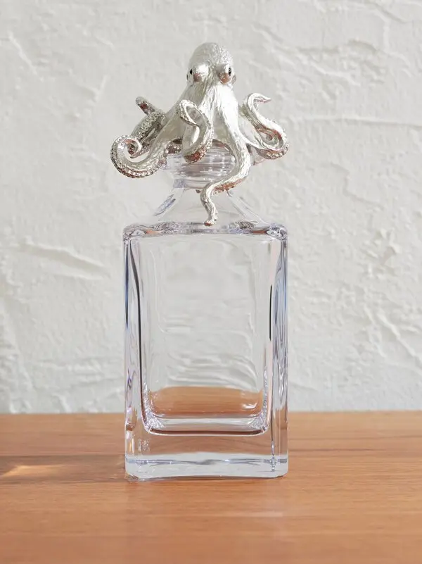 DEAKIN & FRANCIS Octopus -tone And Crystal Decanter - Silver