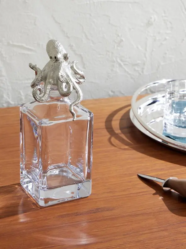 DEAKIN & FRANCIS Octopus -tone And Crystal Decanter