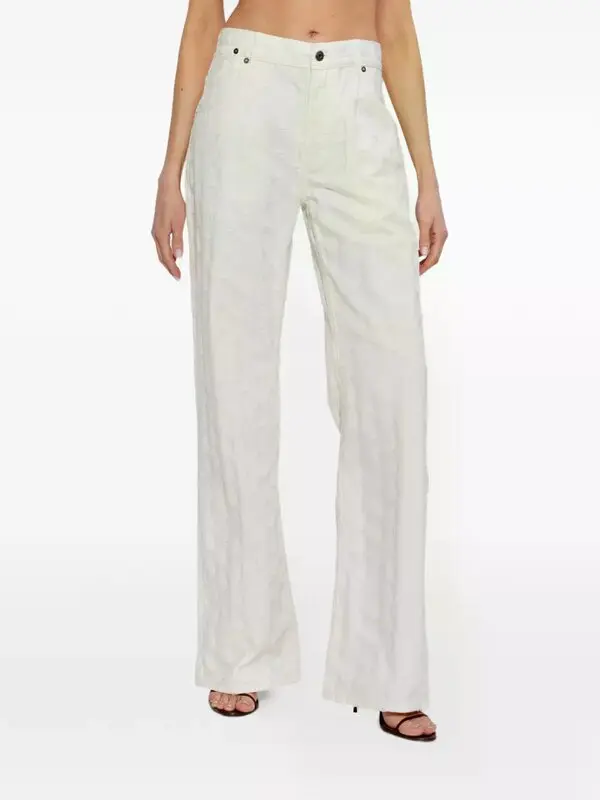 Off-White Monogram Pattern Jeans