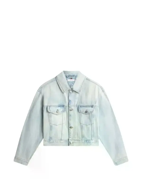 Tommy Hilfiger Logo Embroidered Denim Jacket