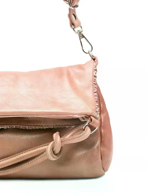 REPTILE'S HOUSE Sienna Woven-panel Leather Shoulder Bag
