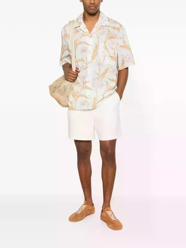 Loewe Anagram Embroidered Drawstring Shorts