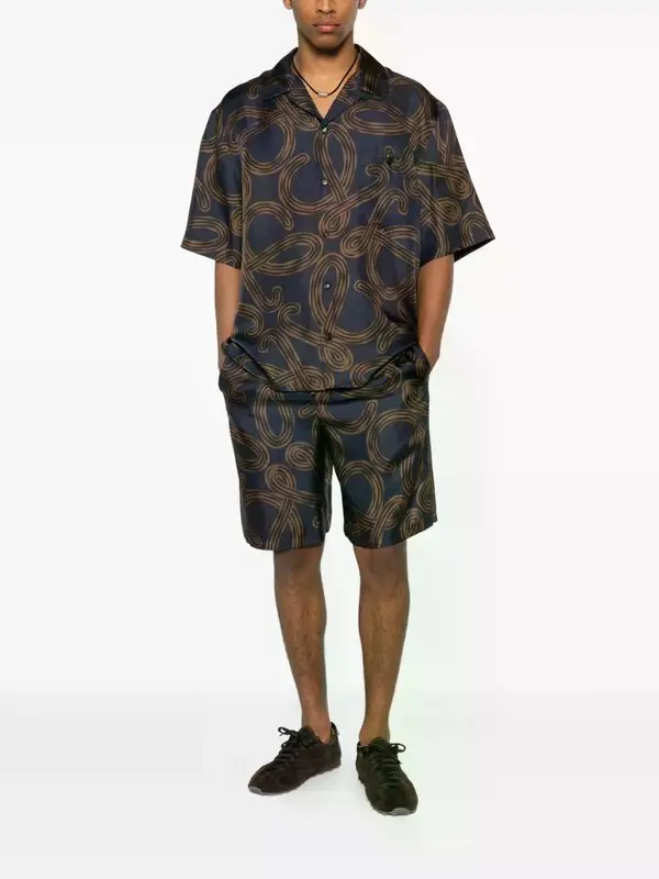Loewe X Paula's Ibiza Graphic Print Shorts