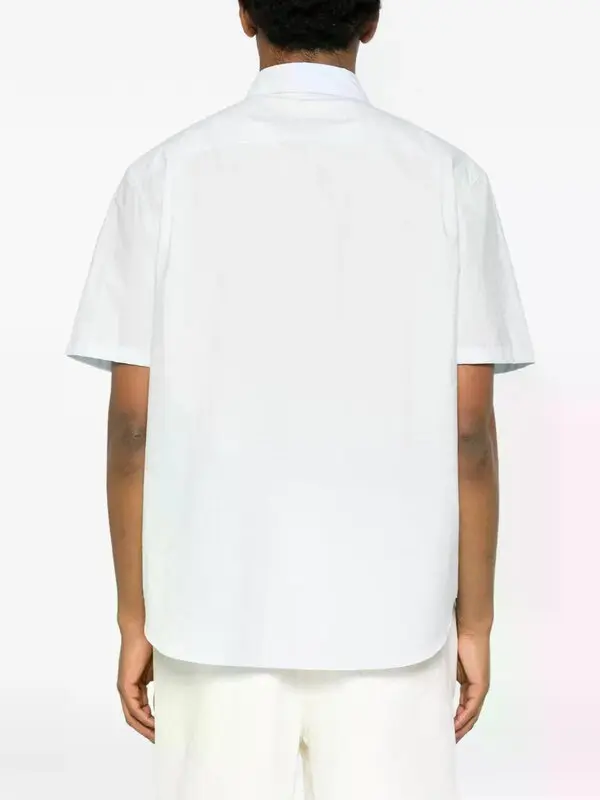 Loewe Short-sleeve Shirt In Cotton Blend