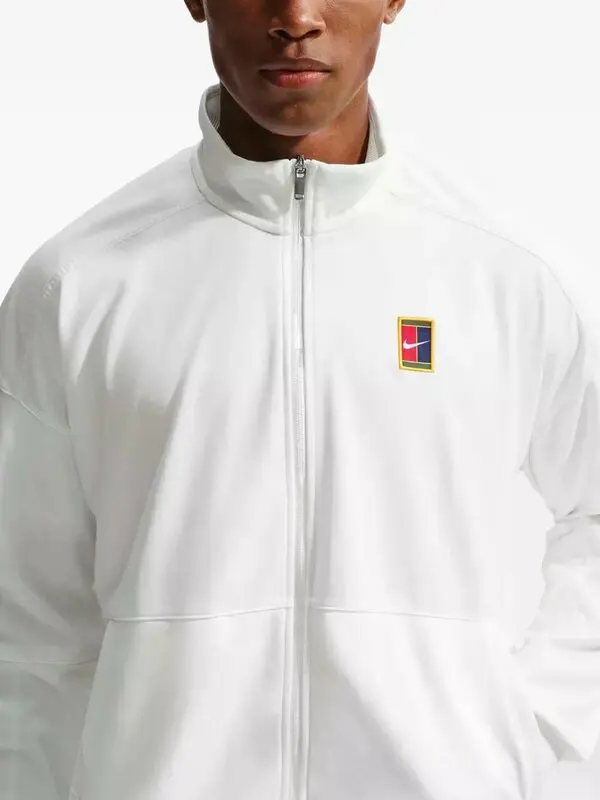 Nike Heritage Logo-patch Zip-up Sweater