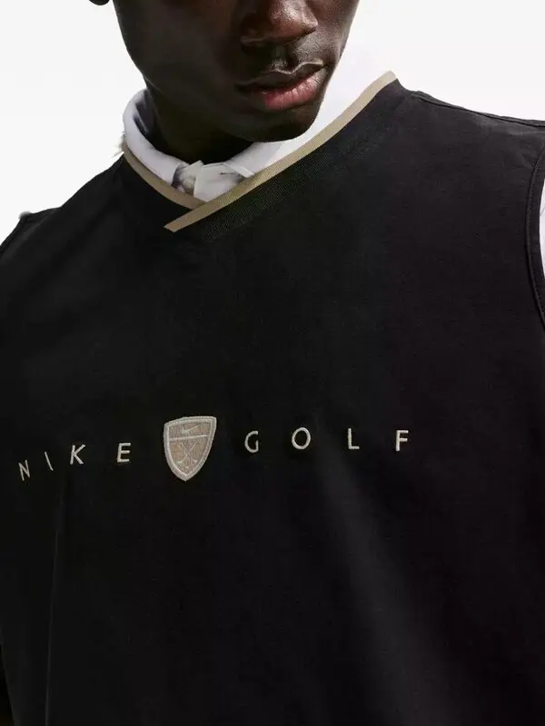 Nike Logo-embroidered V-neck Vest