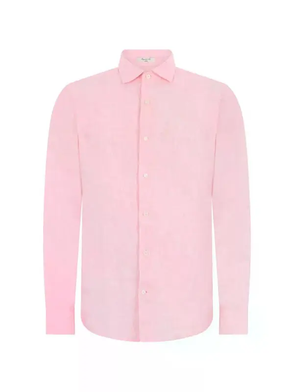 Gant Regular-fit Linen Shirt - Pink