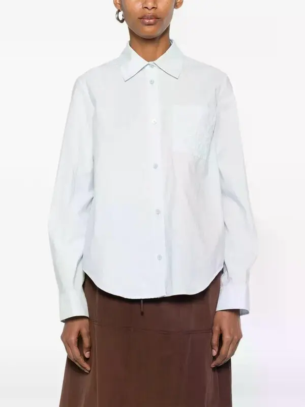 Loewe X Paula's Ibiza Anagram Embroidered Shirt