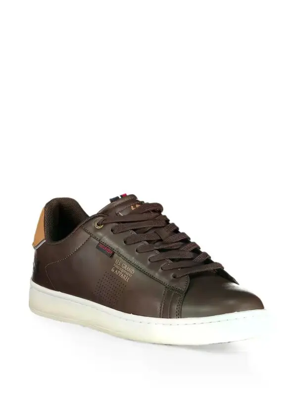 U.S. Grand Perforated Logo-print Sneakers