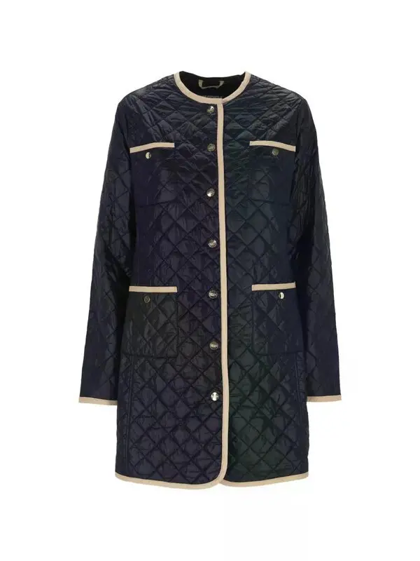 HUSKY Quilted Contrast-trim Jacket